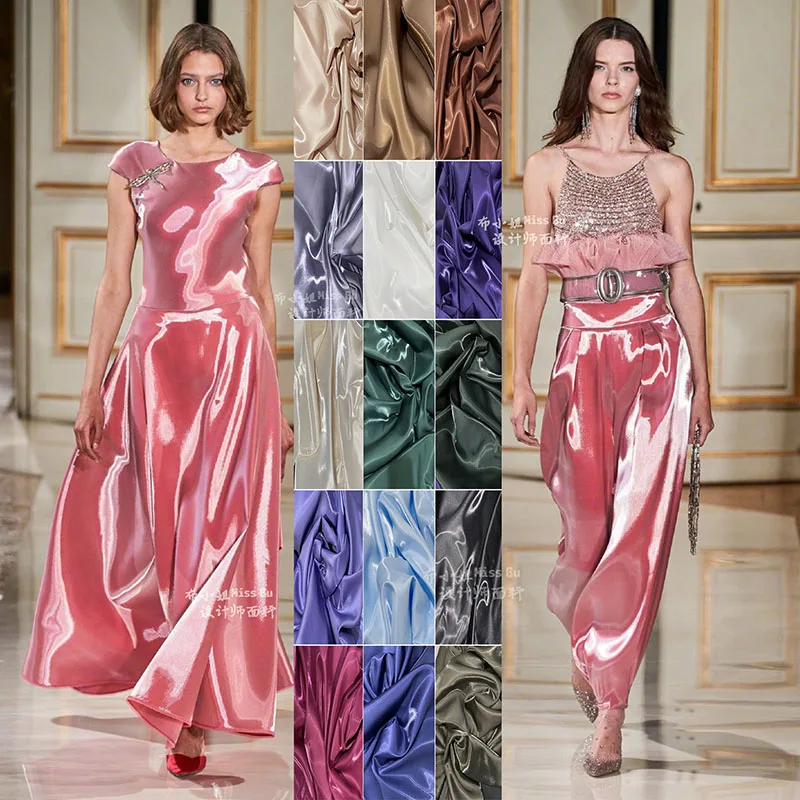 Crystal-Silk-Satin-Garment-Fabric-by-Meter-Chemical-Fiber-Material ...