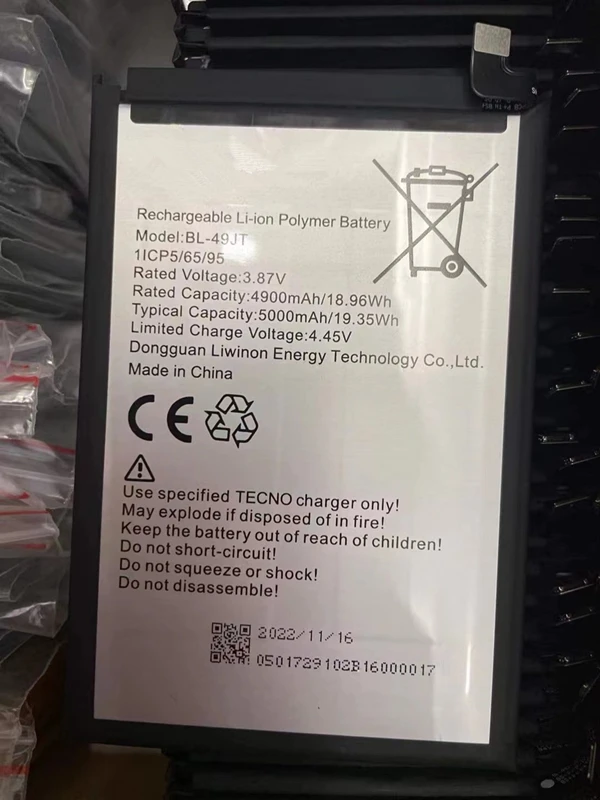 Suit-for-Tecno-Camon-17-Pro-CG8-Camon-18P-CH7-Spark-8-Pro-BL-49JT ...