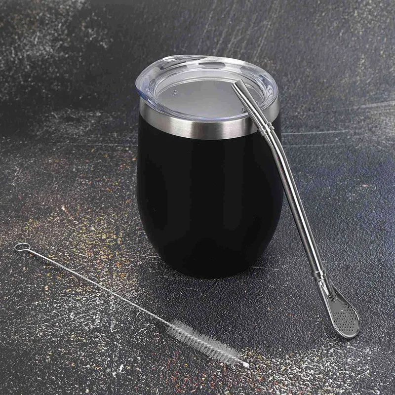 3X-Double-Wall-Stainless-Yerba-Gourd-Mate-Tea-Set-Water-Mate-Tea-Cup ...