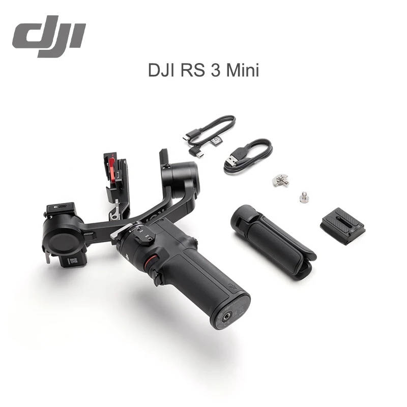 Dji rs 3 rs3 mini câmera cardan estabilizador 3 eixos série ronin ...