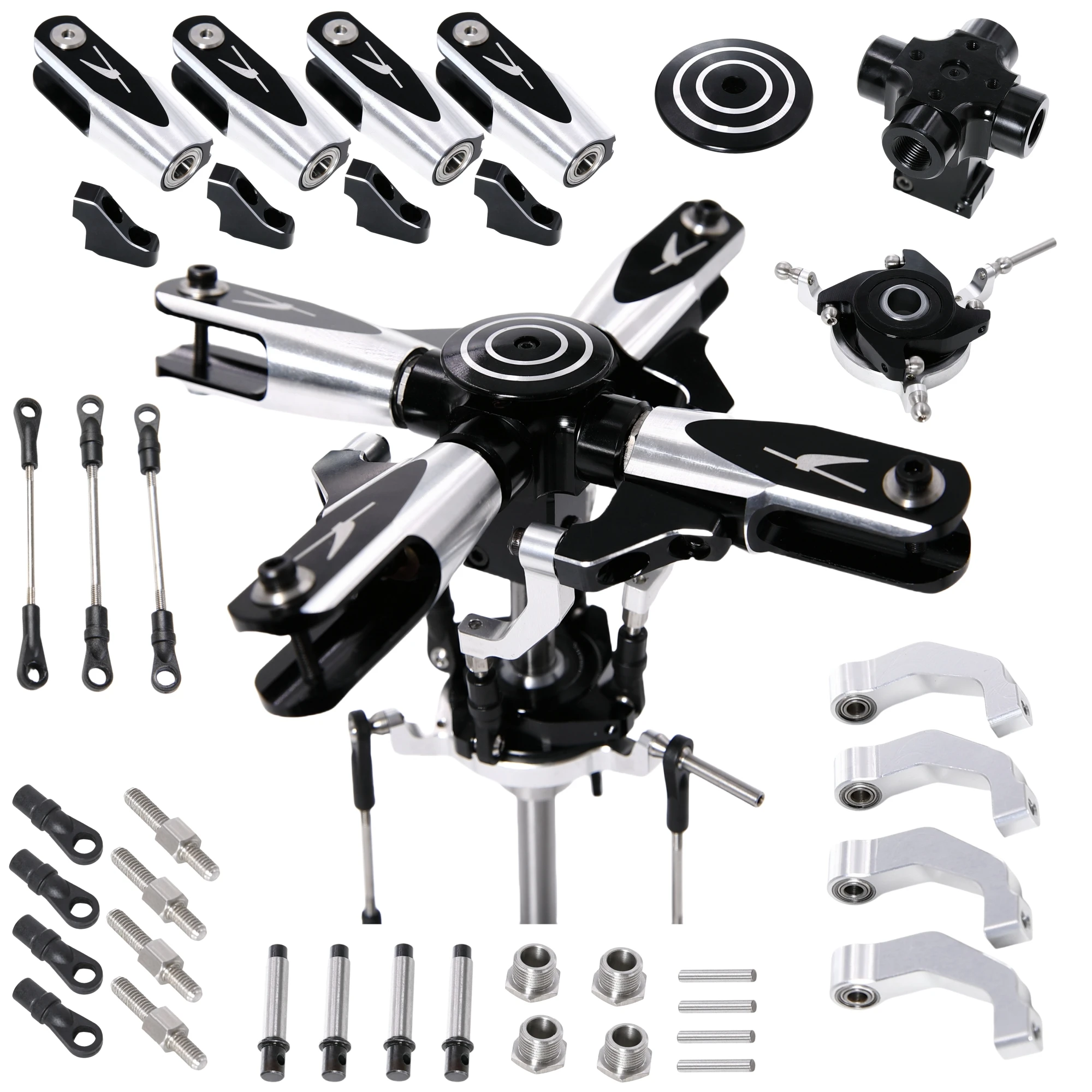 T-rex-500-DFC-RC-Helicopter-4-Blades-Main-Rotor-Head-Kit-for-Align-Trex ...
