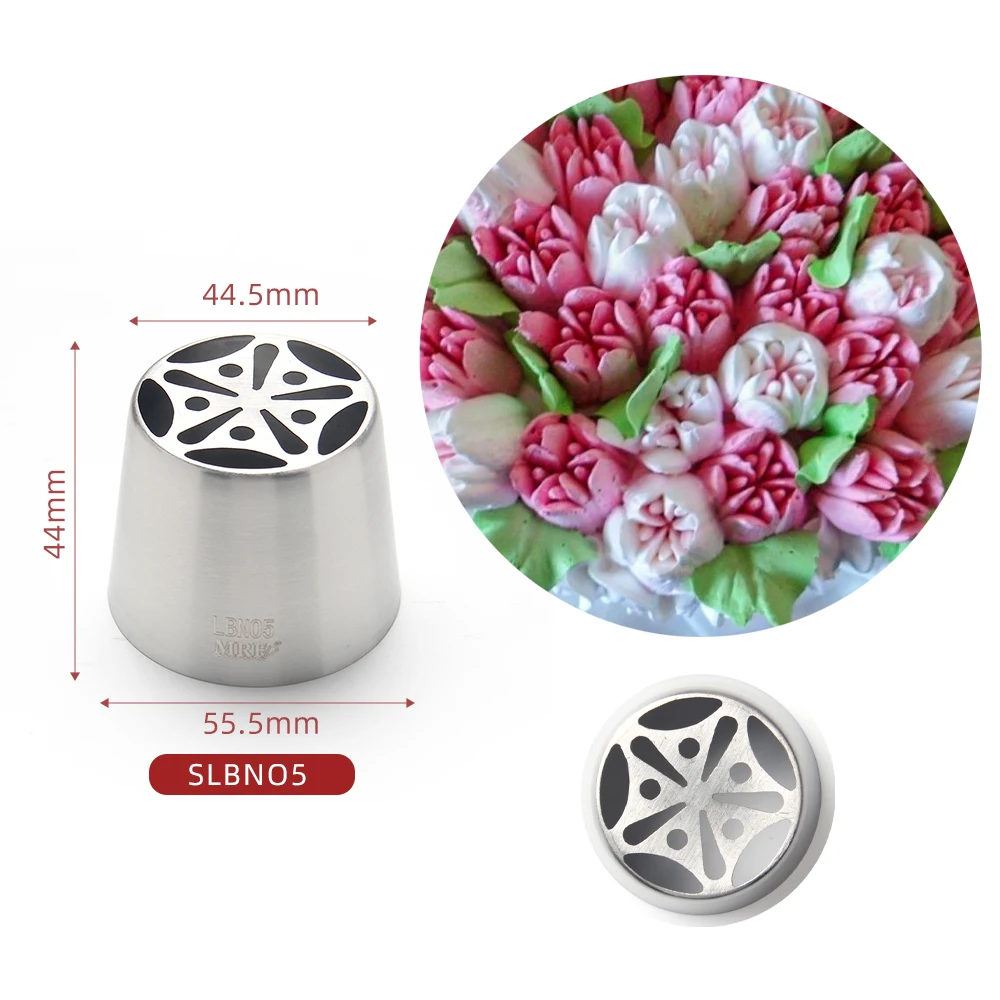 New-Arrival-Stainless-Steel-XL-Russian-Spring-Tulip-Icing-Tip-Pastry ...