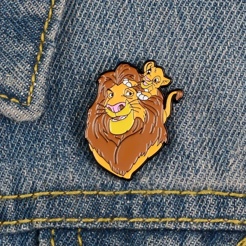 Disney-The-Lion-King-Brooch-Student-Cute-Cartoon-Backpack-Anime-Decor ...