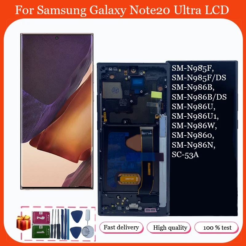AMOLED-Note-20-Ultra-Screen-For-Samsung-Galaxy-Note20-Ultra-4G-5G-N986B ...