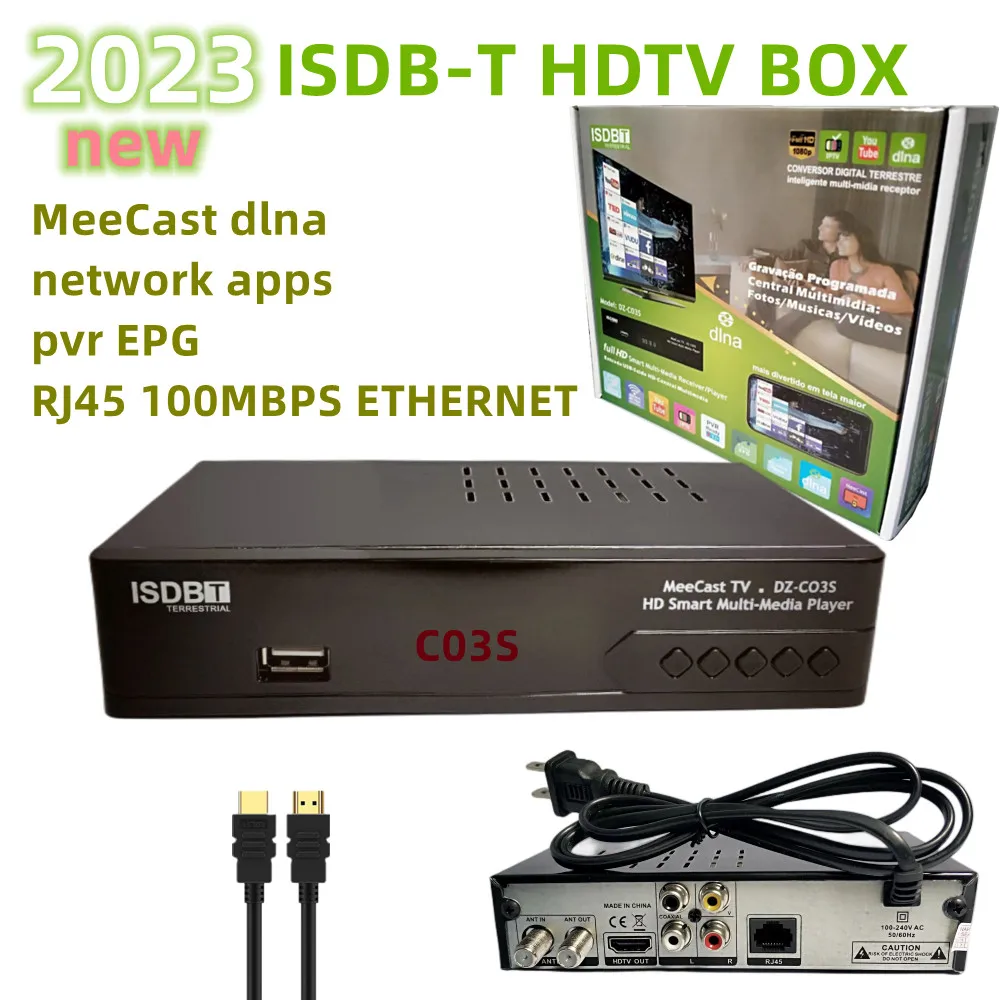 MeeCast-decodificador de ISDB-T Digital terrestre, receptor de TV Digital STB, ISDBT, para Chile ...