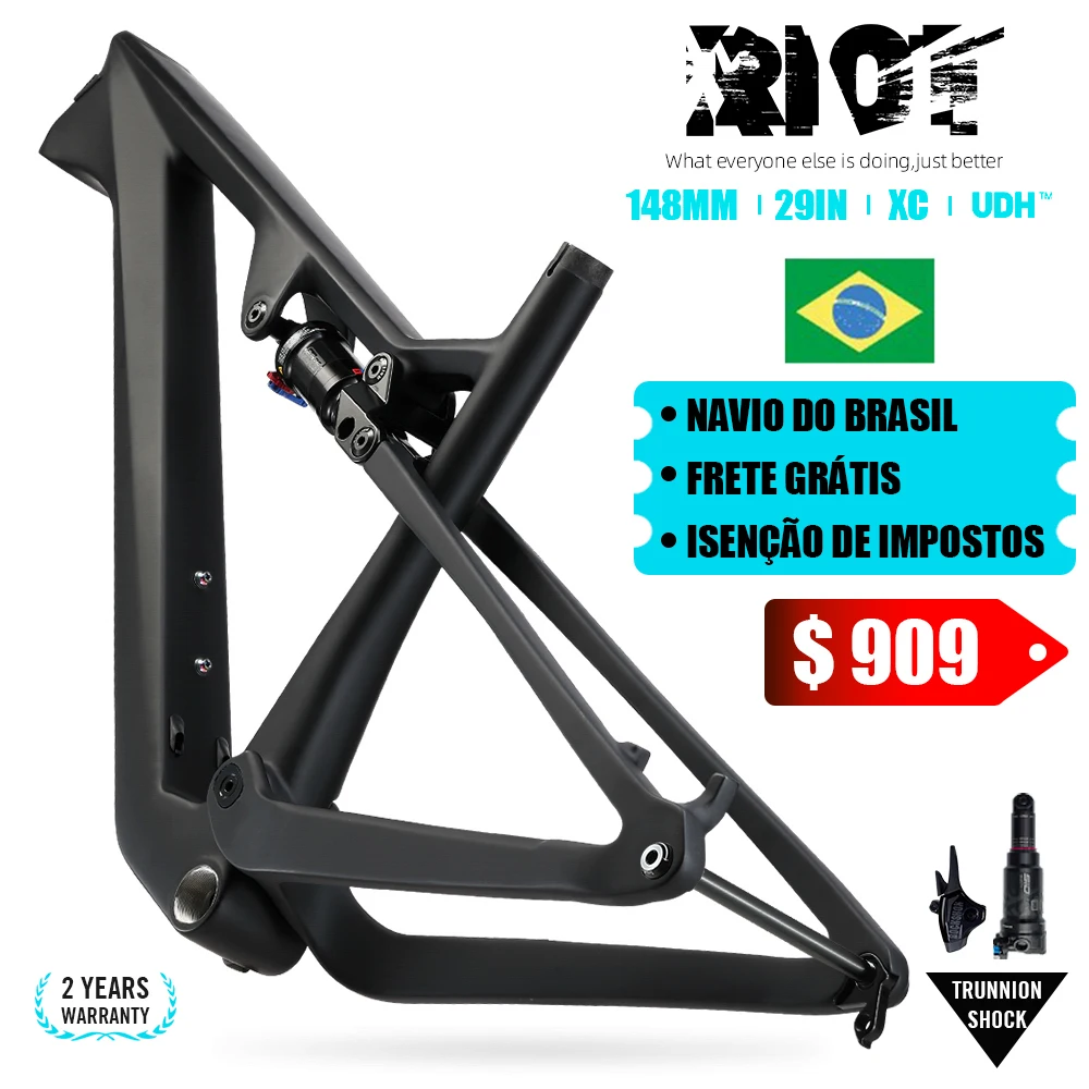 Lexon-Full-SUSPENSION-Carbon-Frame-29-Boost-148x12mm-MTB-Bike-XC-Trail ...