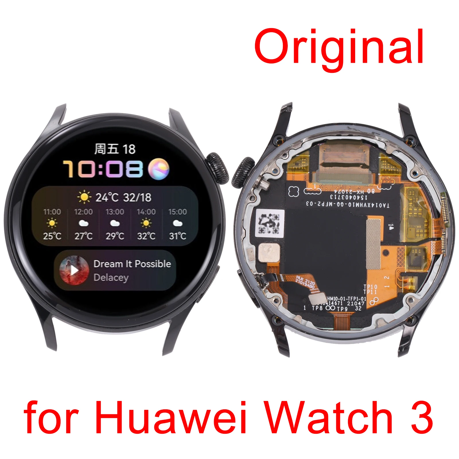 Original LCD Screen and Digitizer Full Assembly With Frame for Huawei ...