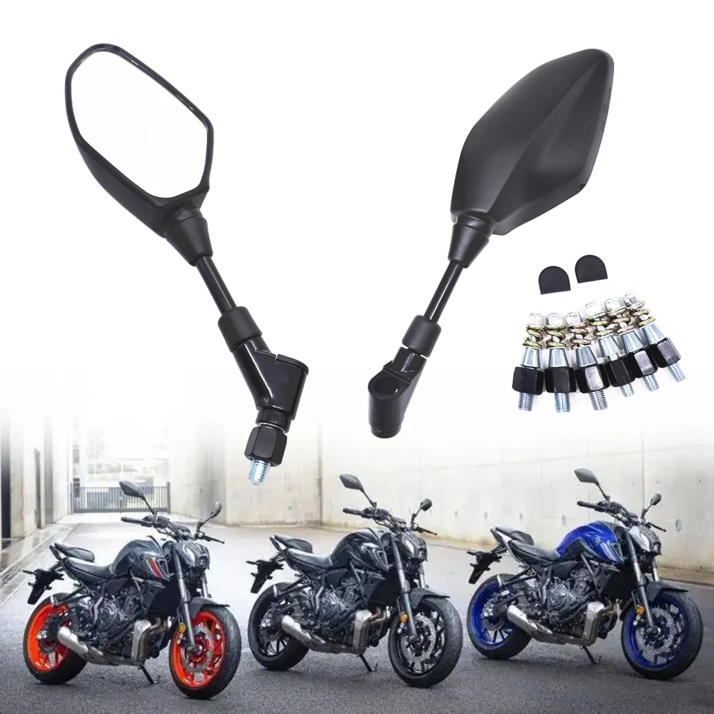 Motorcycle-Side-Rearview-Mirrors-Rear-View-Mirror-For-YAMAHA-MT01-MT03 ...