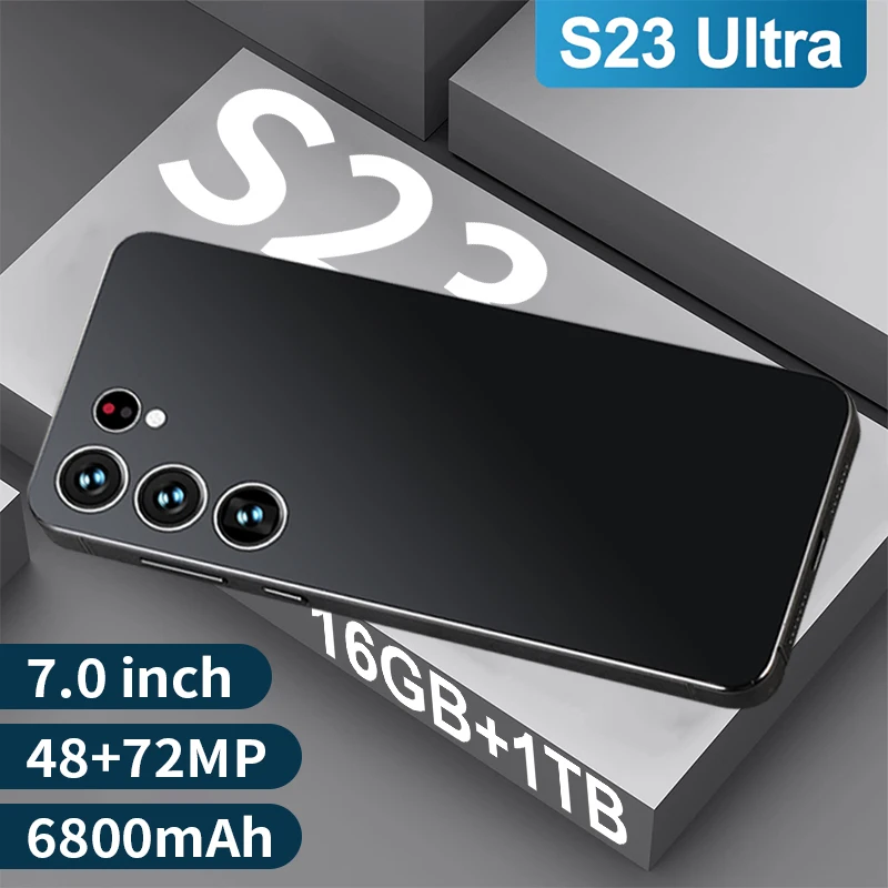 Teléfono Inteligente S23 Ultra, Smartphone Original 7,0 HD, 16G + 1T, 5G, Dual Sim, Android ...