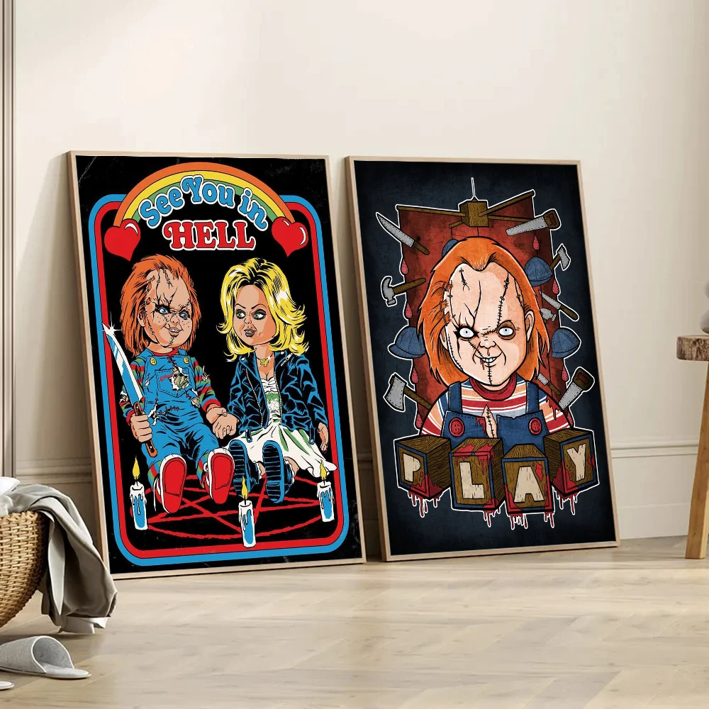 Classic-Chucky-Horror-MovieClassic-Vintage-Posters-Whitepaper-Prints ...