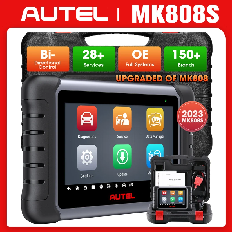 Autel OBD2 Scanner MaxiCOM MK808 MK808S Car Diagnostic Tool Bi ...