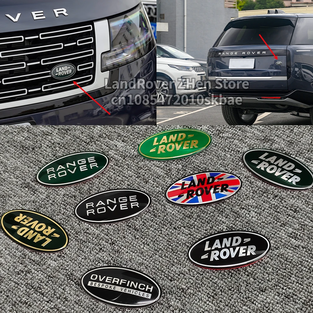 3D-Car-Front-and-rear-Emblem-Badge-Sticker-For-Land-rover-SVR-Discovery ...