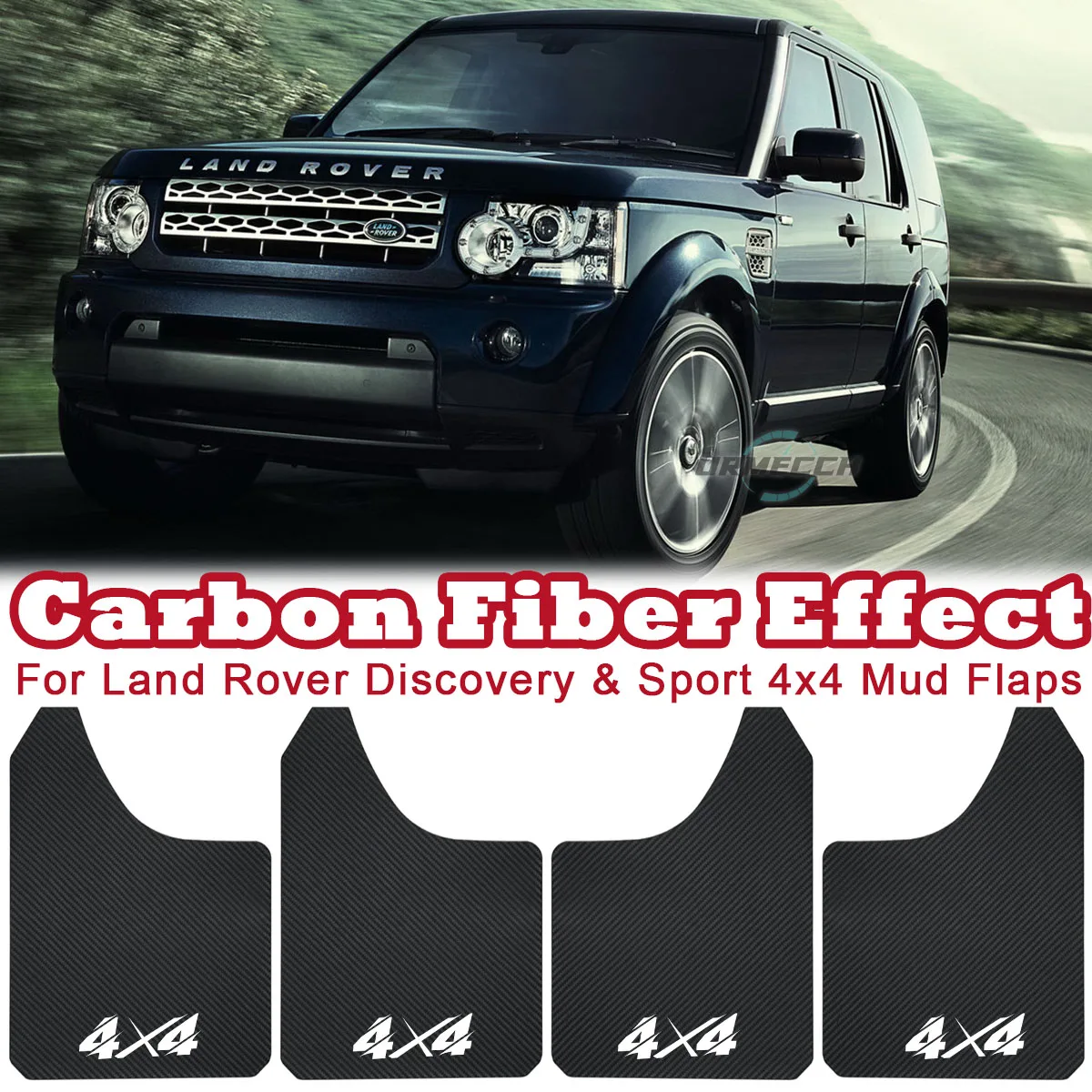 Carbon-Fiber-Mud-Flaps-Splash-Guards-Mudguard-For-Land-Rover-Discovery ...