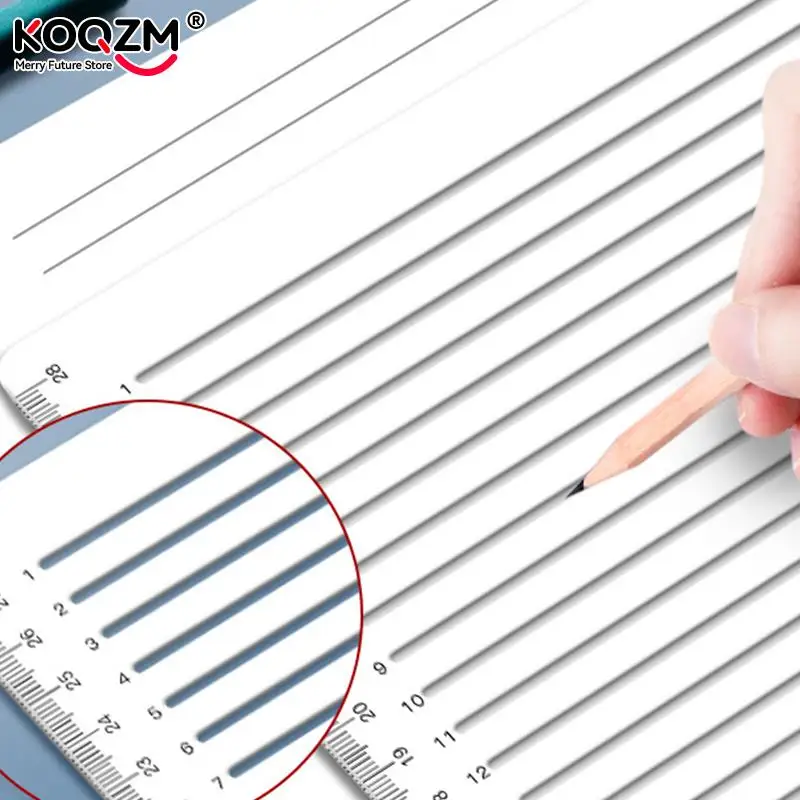 Calligraphy-Stencil-Straight-Line-Clear-Ruler-Writing-Tool-Geometry ...