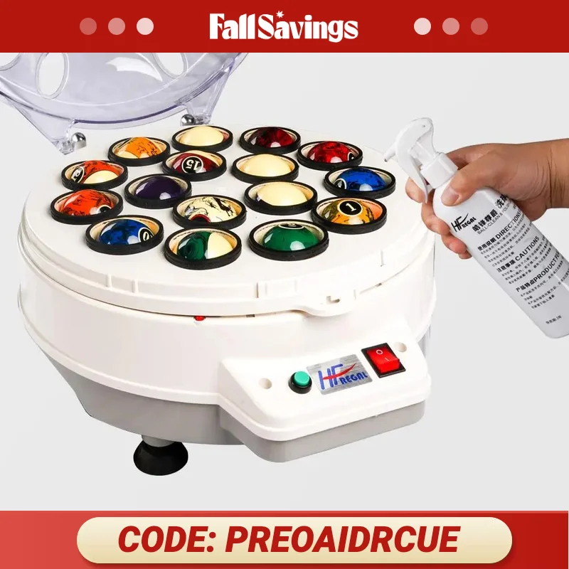 Billiard-Ball-Cleaner-Machine-Pool-22-Balls-16-balls-Snooker-Clean ...