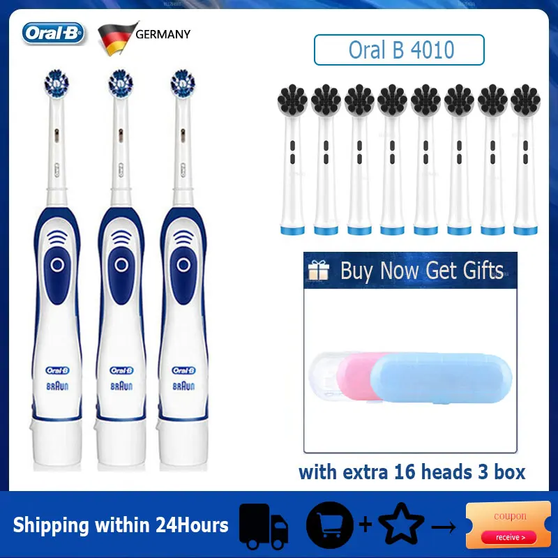 Oral-B-Sonic-Electric-Toothbrush-5010-4010-Battery-Powered-Rotation ...