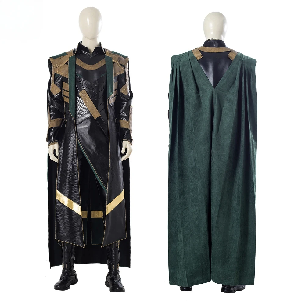 Superhero-Loki-Cosplay-Costume-Loki-Armor-Suit-with-Cape-Luxious-Outfit ...