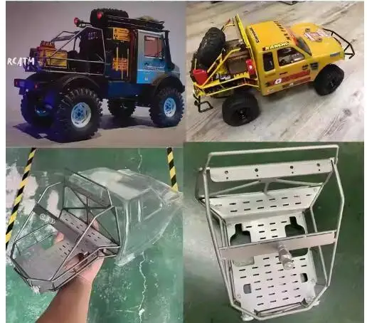 1-10-Metal-rear-bucket-cage-CROSSRC-NT-SP4-SG4-RGT-LC76-TRX4-BRONCO ...