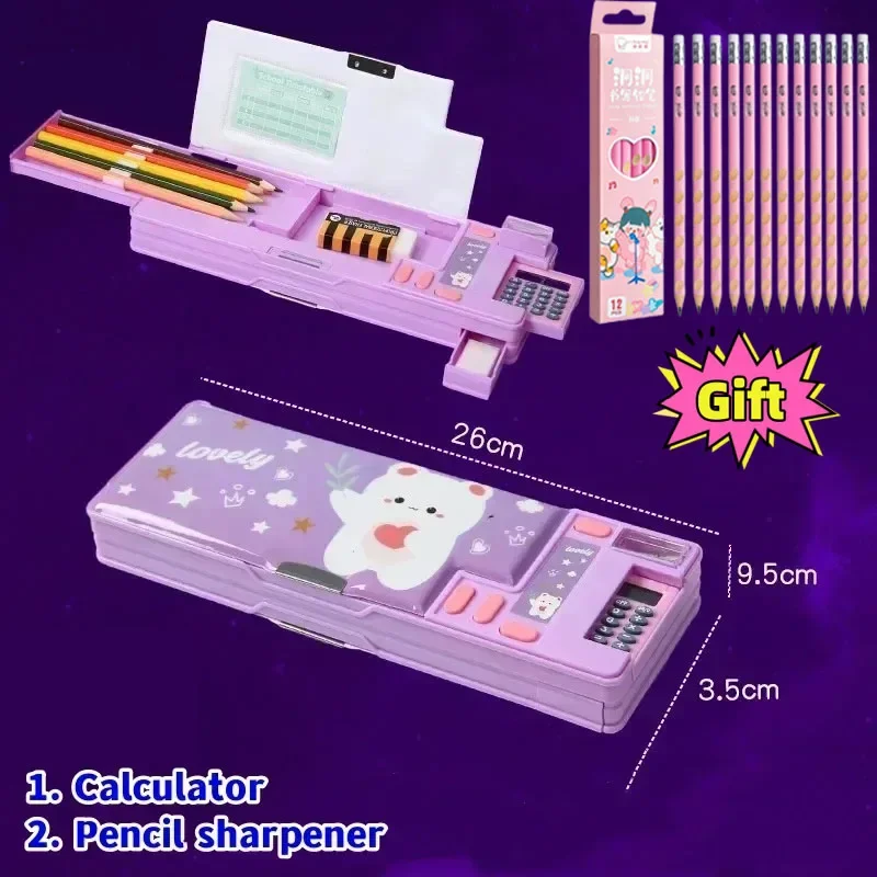 Creative-Multifunctional-Plastic-Pencil-Case-with-Calculator-for ...
