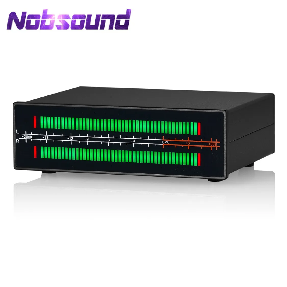 Nobsound 112 Bit LED Sound Level Meter MIC+LINE Music Spectrum ...