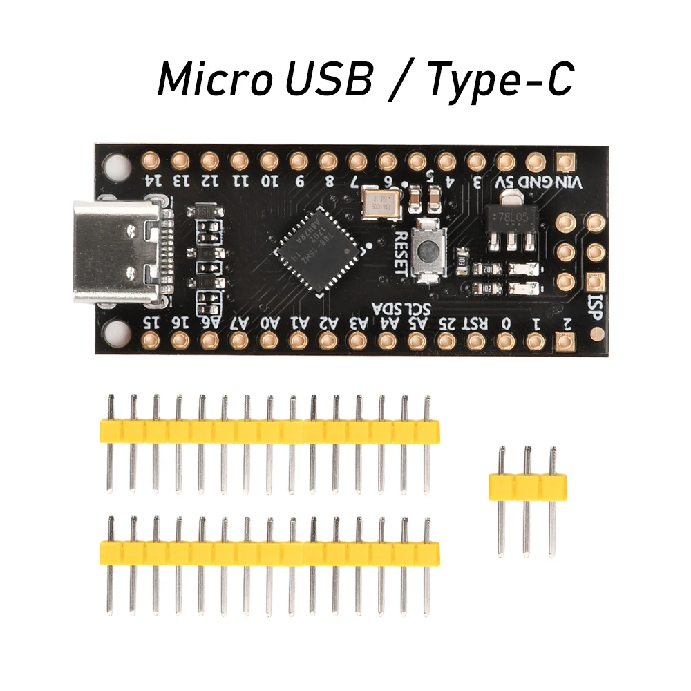 ATTINY88 Development Board Micro USB Type C 16Mhz /Digispark ATTINY85 ...