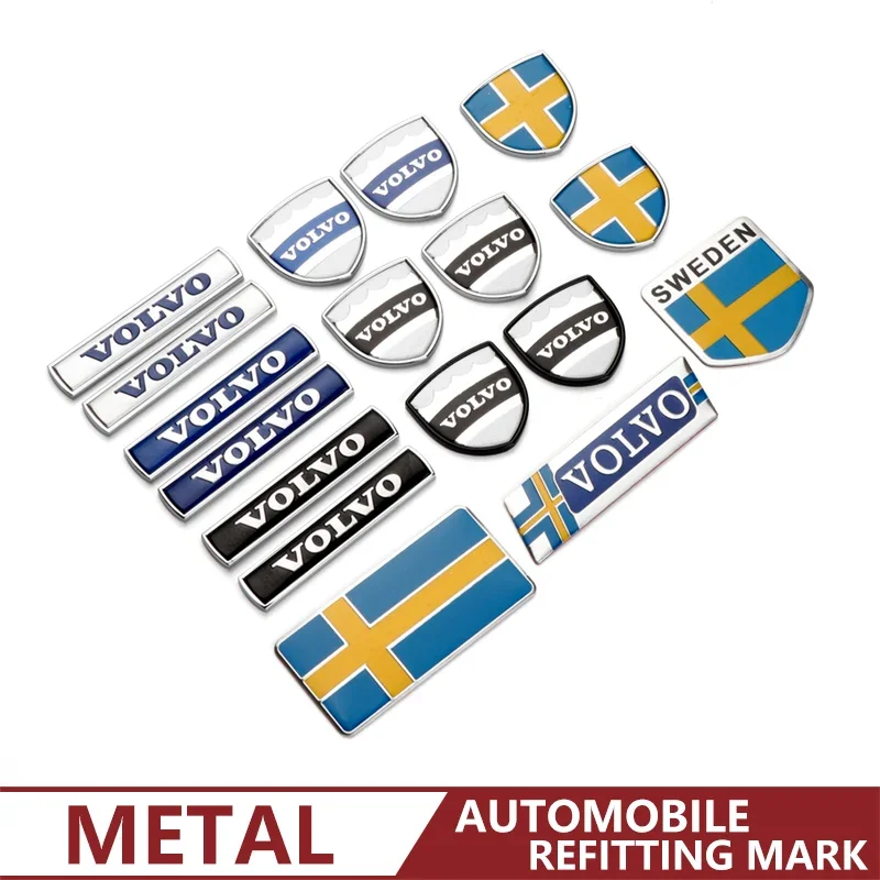 Car-Accessories-3D-Aluminum-Emblem-Badge-Car-Stickers-Decal-For-Volvo ...