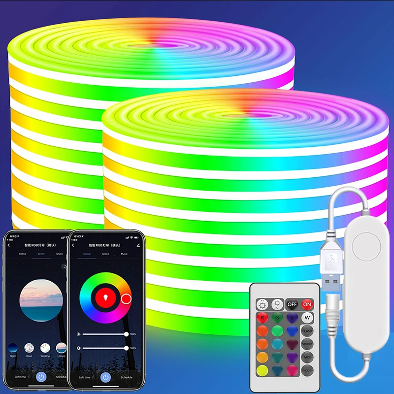 5M-16-4FT-TUYA-Neon-Rope-Light-USB-LED-Neon-Flex-with-Music-Sync ...