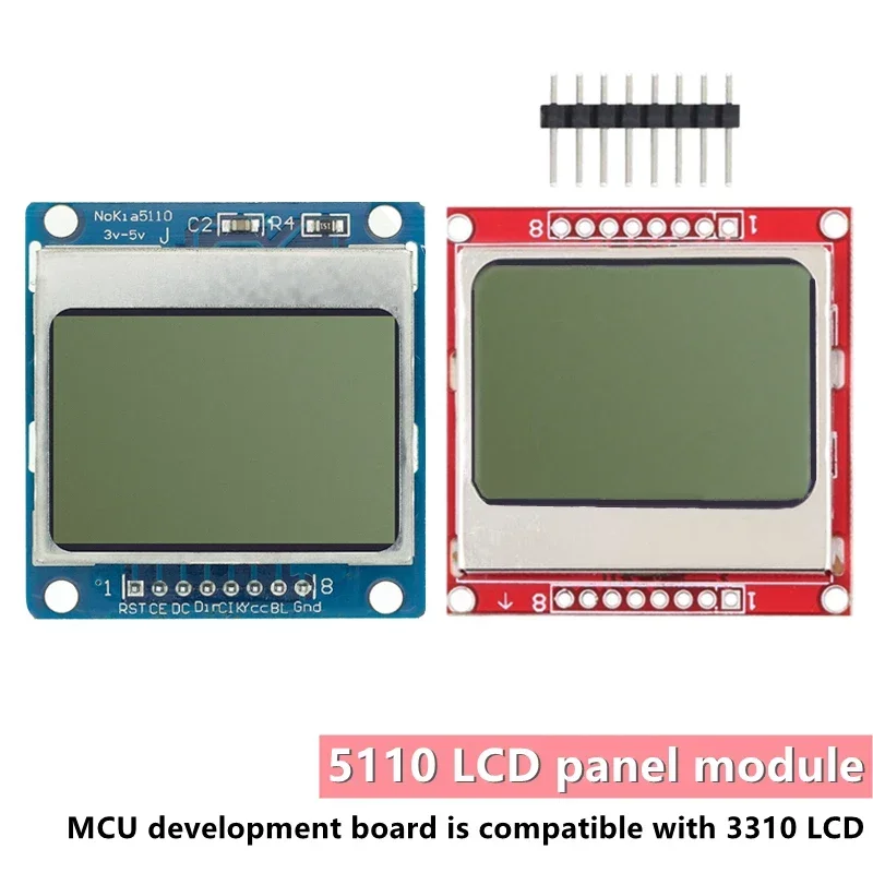 LCD-Module-Display-Monitor-White-backlight-adapter-PCB-48-84-48x84 ...