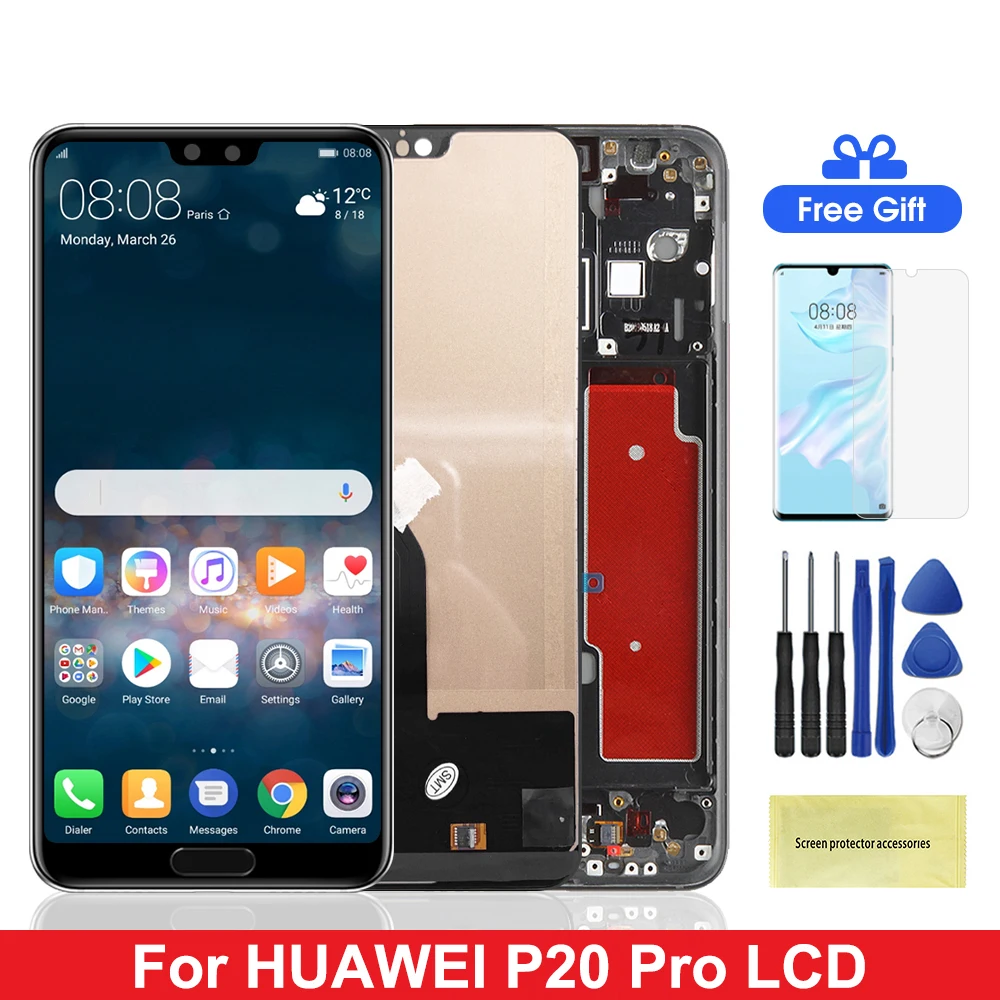 Huawei P20 Pro Replacement Screen Frame | Lcd Display Touch Screen - 6.1'' Display - Aliexpress
