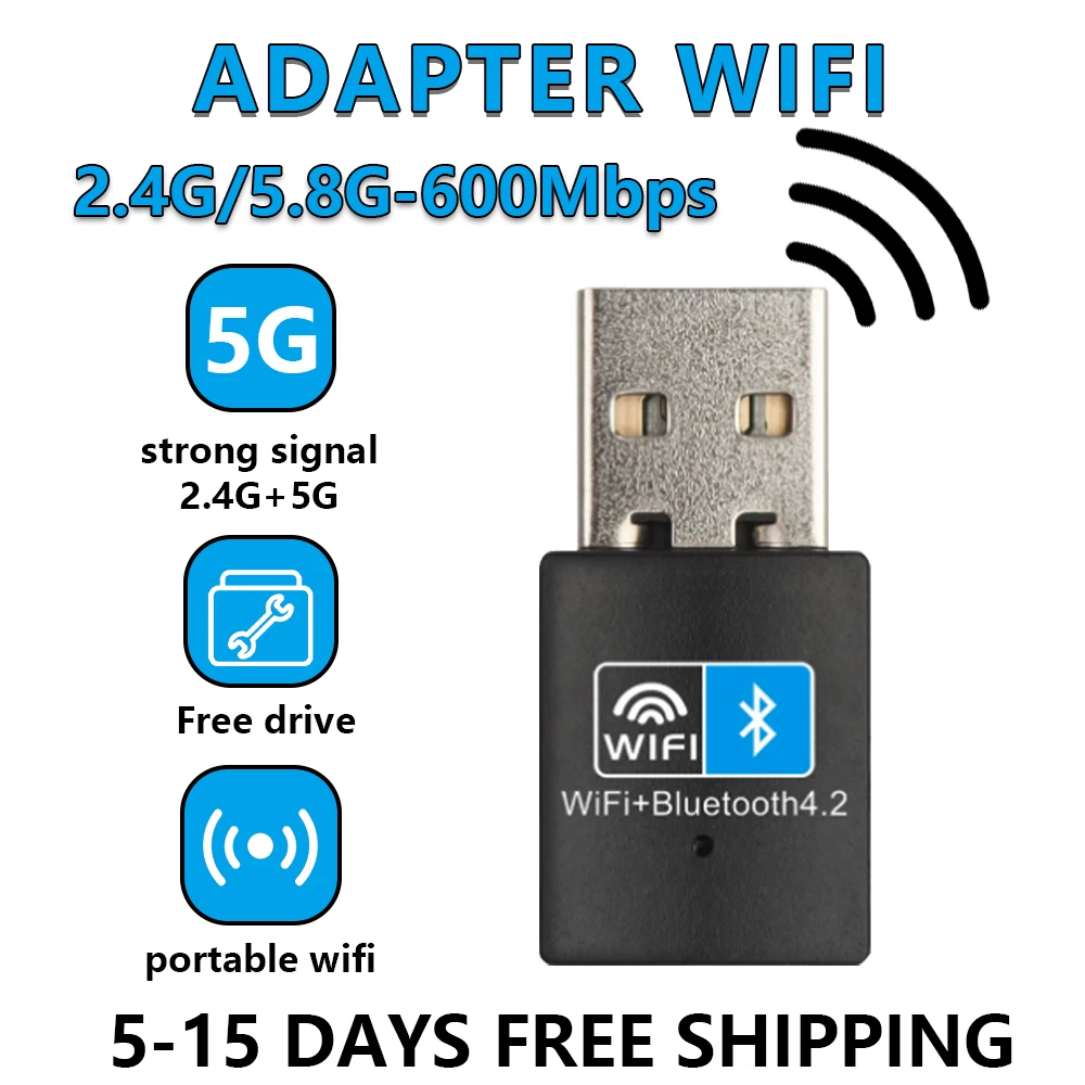 OPTFOCUS Wifi Adapter 150Mbps 802.11b g n ac USB Wifi Adaptador For PC ...