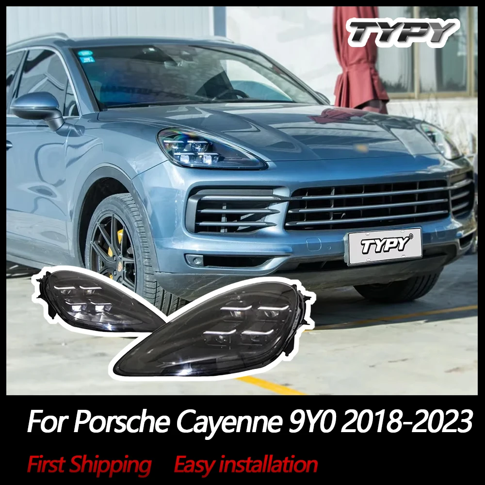 TYPY Car Headlights For Porsche Cayenne 9Y0 Headlamps 2018-2023 Car ...