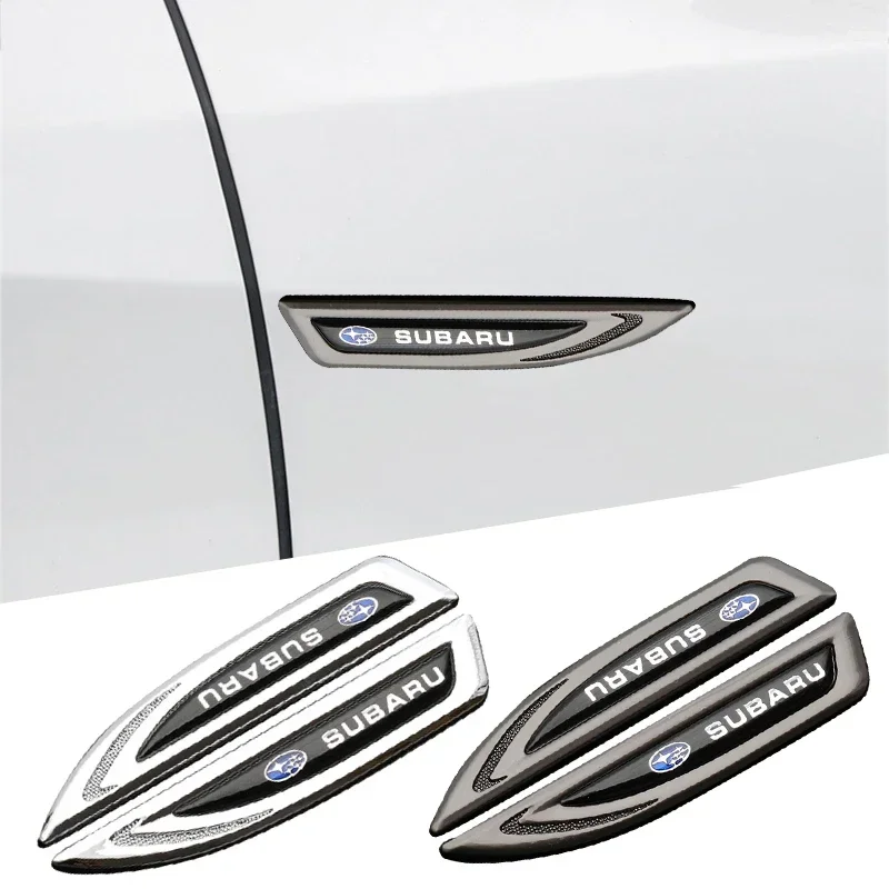 2PCS-Car-Body-Fender-Side-Emblem-Sticker-Rear-Trunk-Badge-For-Subaru ...