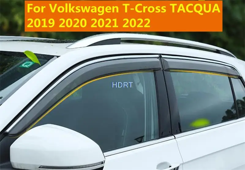 Window Visor Guard For Volkswagen T-Cross TACQUA ( Taigun ) 2019-2022 ...