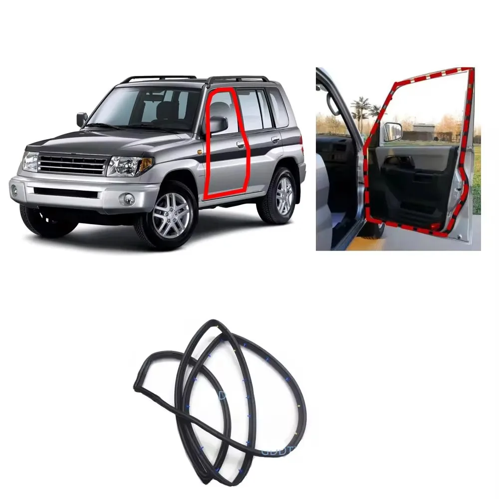 1 PCS 5 Doors Door Rubber Seal for Pajero Pinin H60 H70 MR351386 Door ...