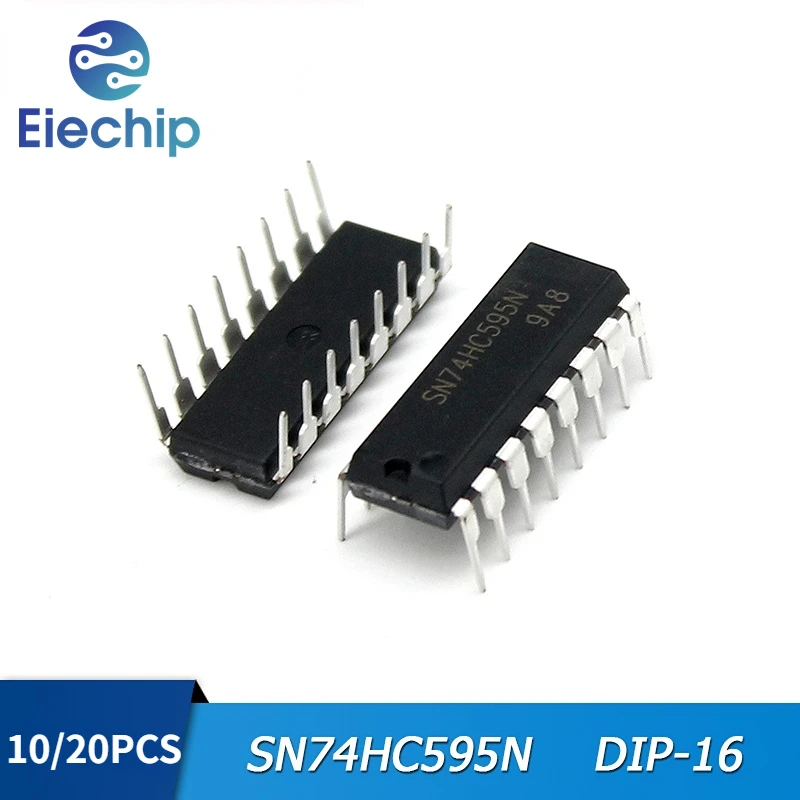 10-20PCS-74HC595-DIP16-74HC595D-SOP16-Counter-Shift-Registers-Tri-State ...