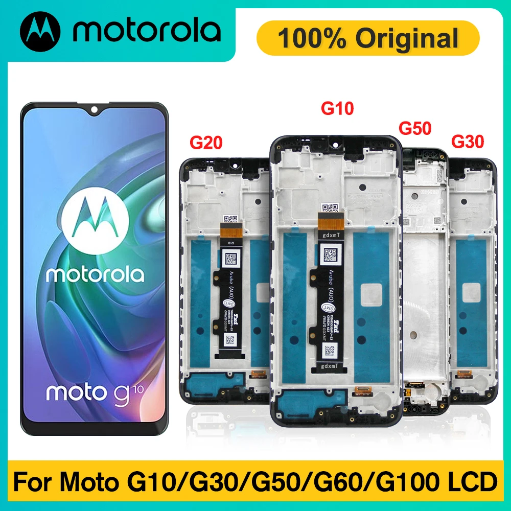 Pantalla LCD Original para Motorola Moto G10, G20, G30, digitalizador ...