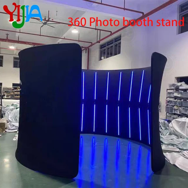 Black Custom Camera Video Photostudio Grand 360 Photo Booth Enclosure ...