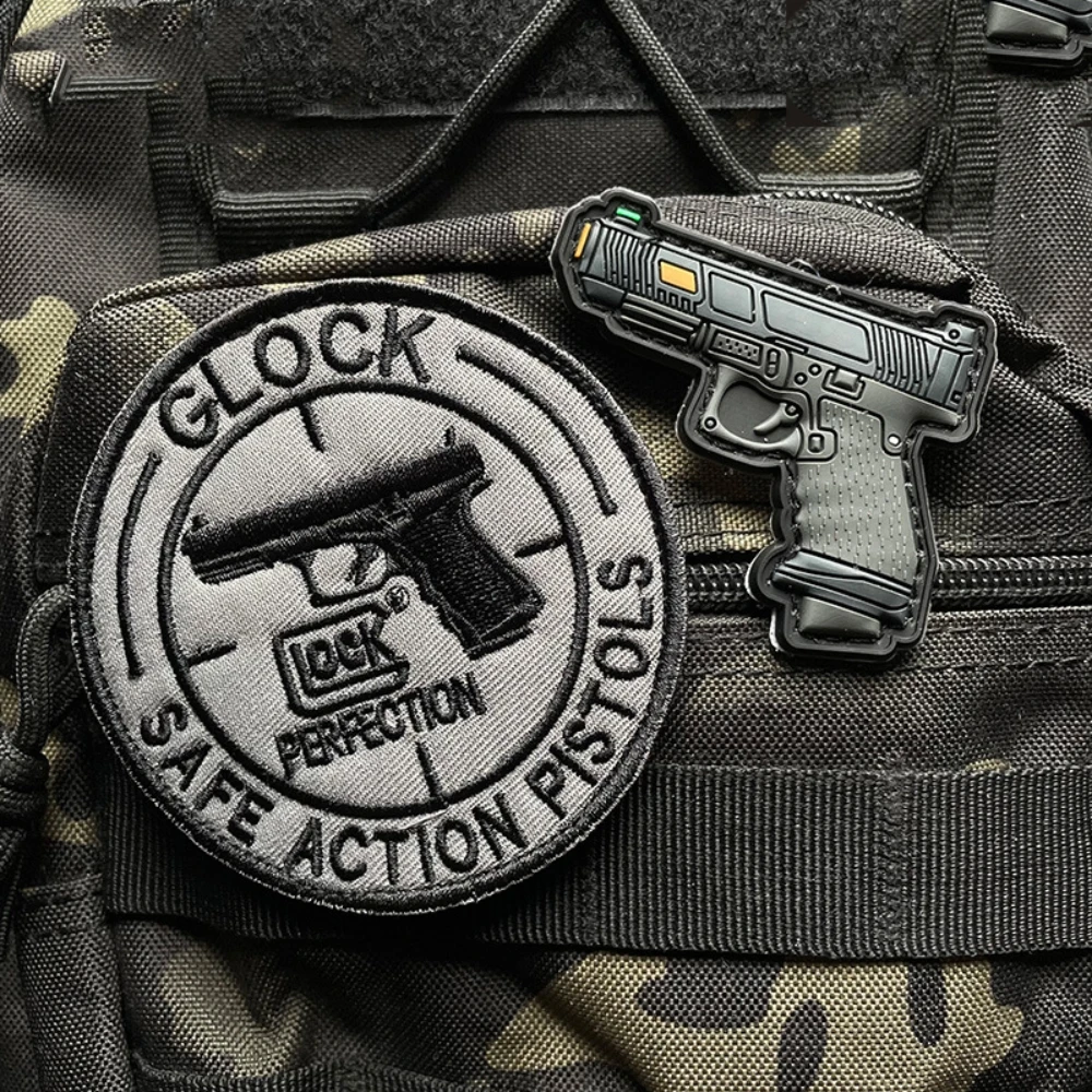 Glock-Target-Hook-Loop-Patches-3D-Pvc-Pistol-Sticker-Tactical-Ethics ...