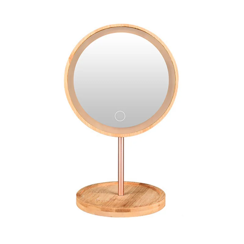 Bamboo-Led-Desktop-Lamp-Makeup-Mirror-With-Light-INS-Home-women-Makeup ...