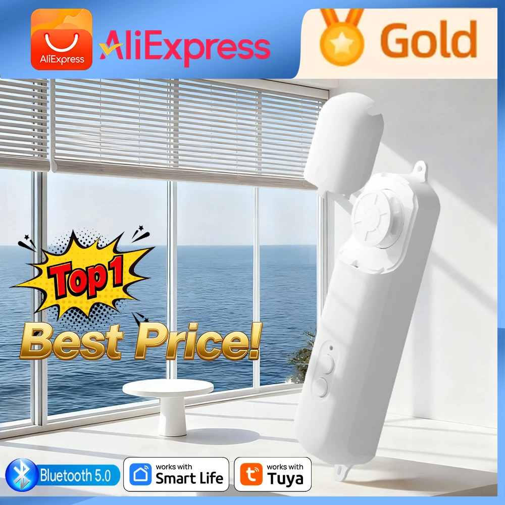 Tuya Roller Blind Robot Curtain Motor Robot Bluetooth Smart Rolling ...