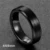 Somen Rings Men Black Ceramic Ring Brushed 8mm/6mm/4mm Lovers Wedding ...