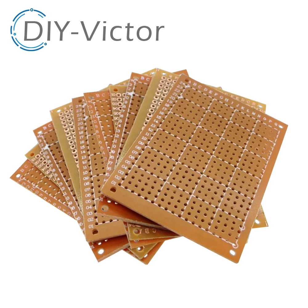 Free-shipping-10Pcs-5x7cm-5-7-new-Prototype-Paper-Copper-PCB-Universal ...