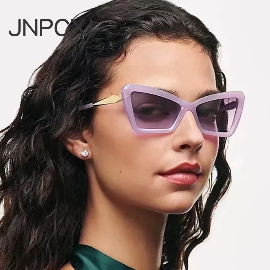 JNPCXI-Cat-Eye-Sunglasses-For-Women-Fashion-Luxury-Brand-Designer-Sun ...