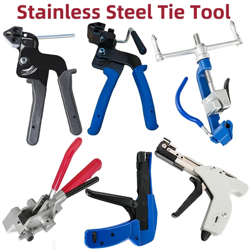 Stainless-Steel-Cable-Tie-Gun-Bundle-Tool-Tensioning-Trigger-Cable-Gun ...