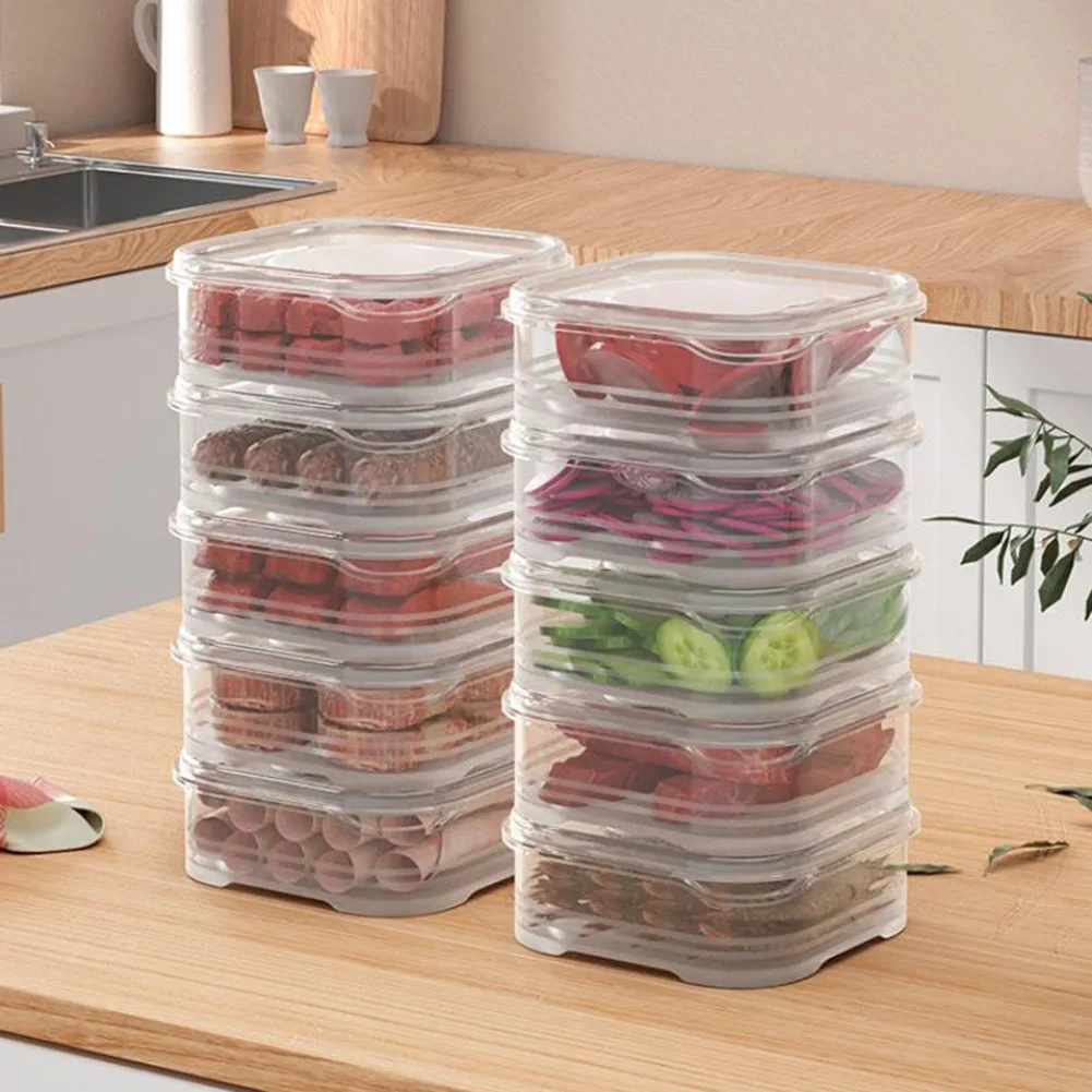 Food-Storage-Stackable-Boxes-Refrigerator-Storage-Box-Fridge-Organizer ...