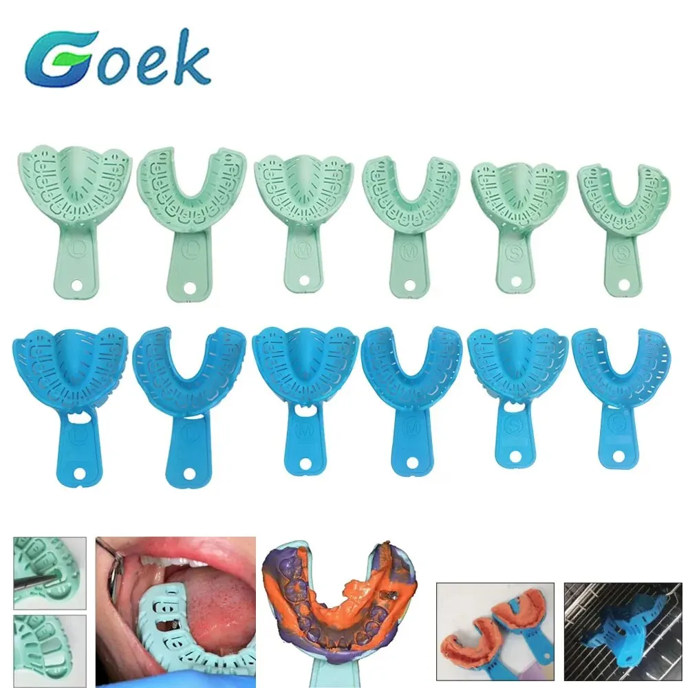 3-Pairs-Dental-Implant-Tray-Green-Full-Mouth-Removable-Partial-Mold ...