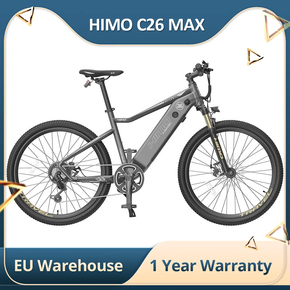 HIMO-Bicicleta Eléctrica C26 Max, bici con Motor de 250W, velocidad máxima de 25 km/h, 48V, 10Ah ...