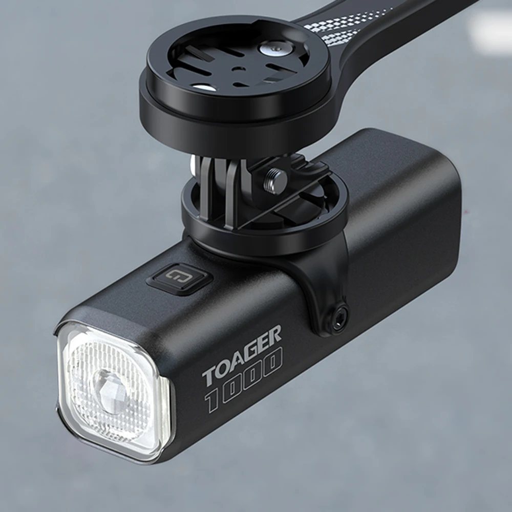 TOAGER 1000LM Bike Light Front Lamp TypeC Rechargeable LED 21700 ...