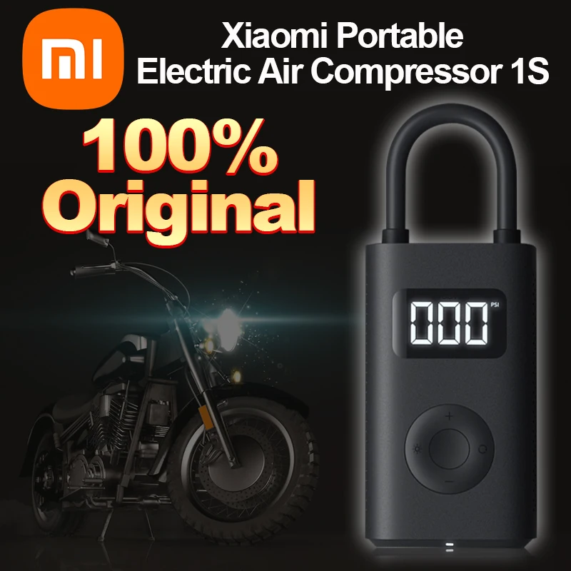 Mijia-Mi-2023-Original-Portable-Electric-Air-Compressor-1S-Inflator ...
