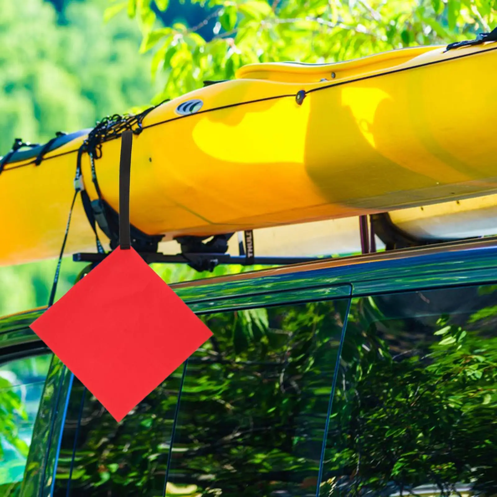 Safety-Travel-Flag-for-Kayak-Oxford-Fabric-Kayak-Safety-Flag-Red-Kayak ...